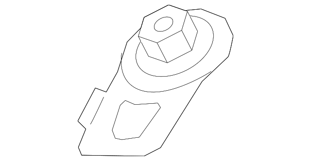 Genuine BMW 07-14-6-885-653 | Ft Lower Control Arm Nut Plate | FREE ...