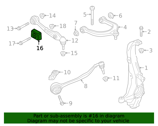 Genuine BMW 31-10-6-884-584 | Insulator Cshn | FREE Shipping on Most ...