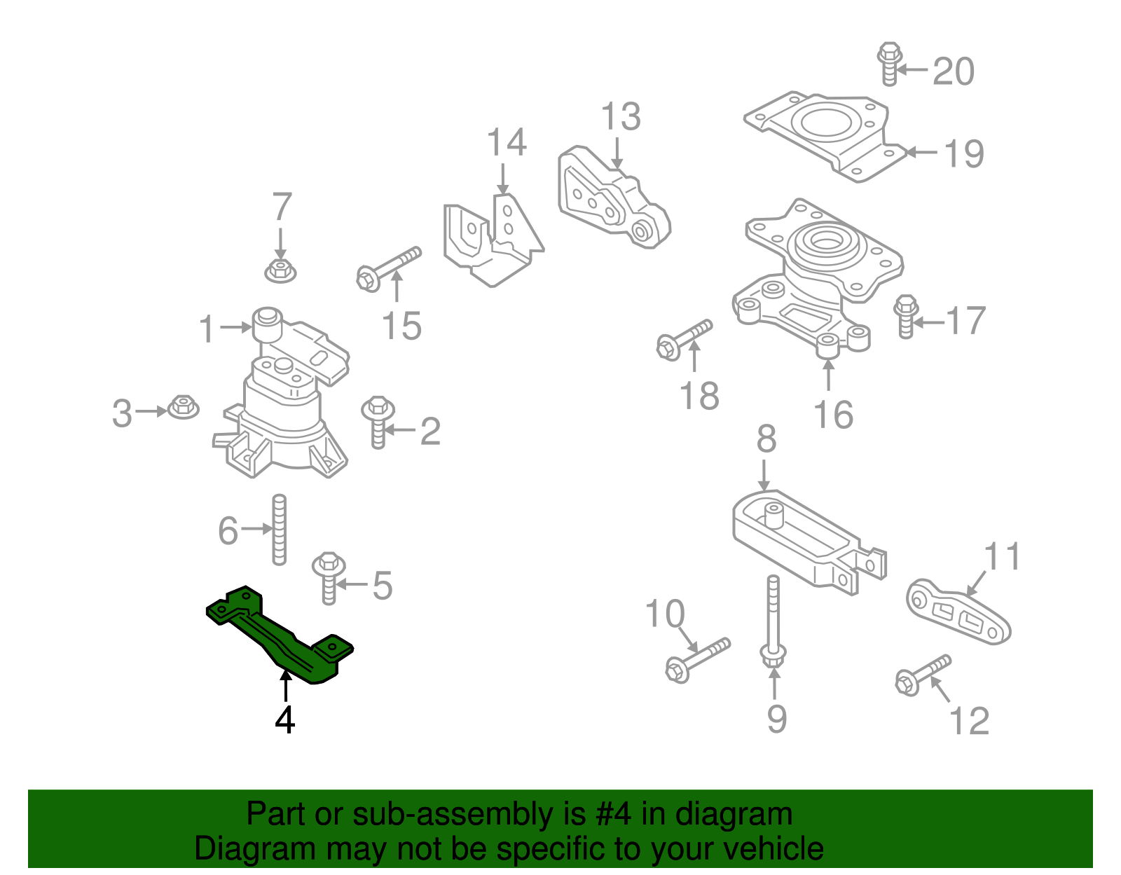 2015-2024 Ford Bracket F2GZ-6038-C | OEM Parts Online