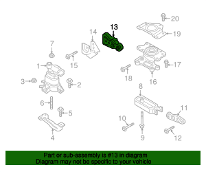 2015-2020 Ford Trans Mount F2GZ-6068-B | QuirkParts