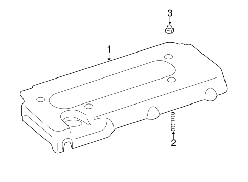 Engine Appearance Cover for 2004 Toyota Camry | Toyota Parts Center