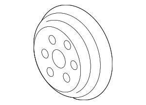 2000-2017 GM Water Pump Sprocket 90537298 GM | GMPartsDirect.com