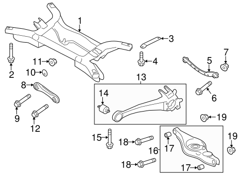 Rear Suspension for 2020 Mitsubishi Outlander Sport | OEM Parts Online