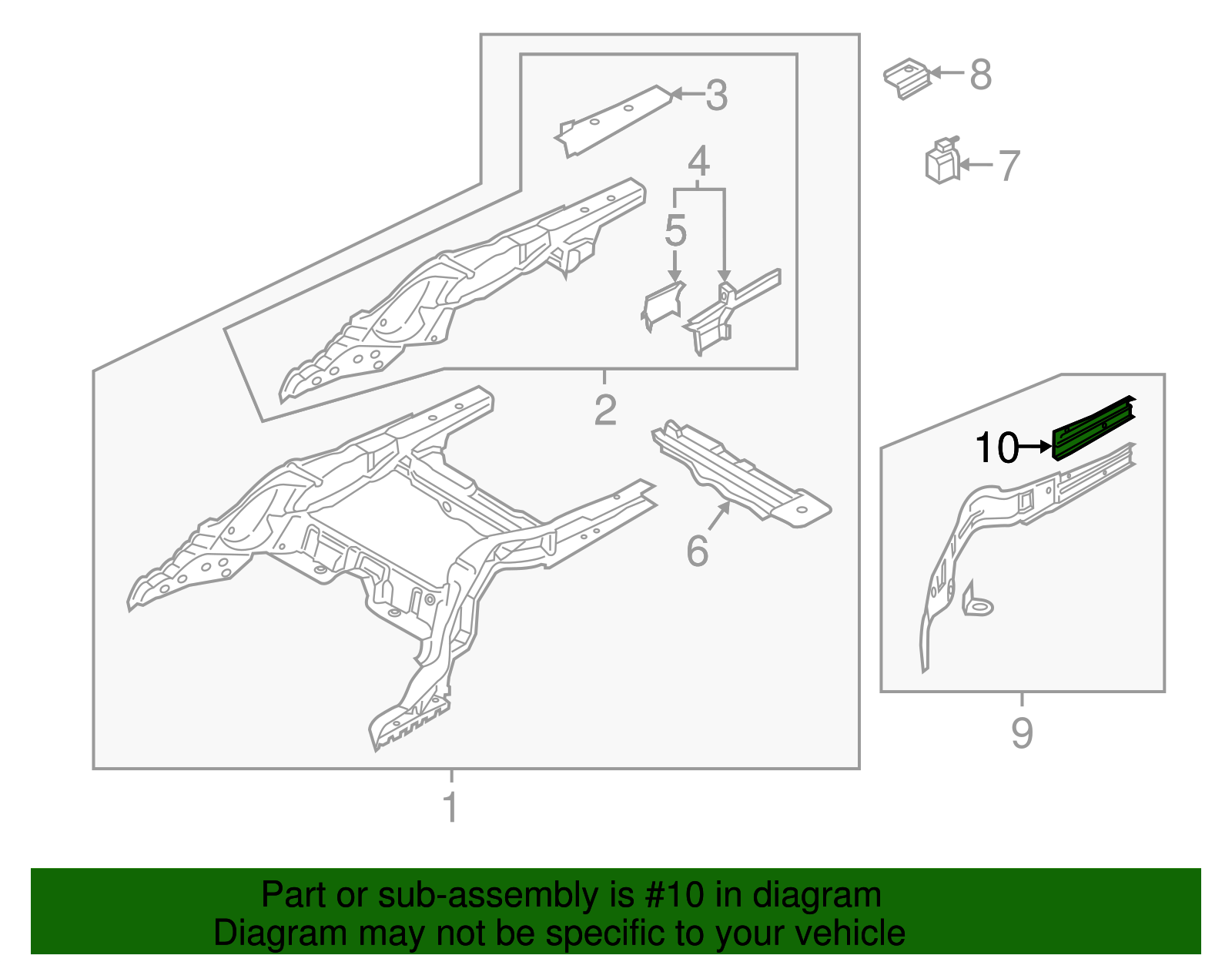 Genuine BMW 41-00-7-431-646 | Rear Extension | FREE Shipping on Most ...