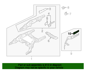 41007431645 - 2017-2022 BMW Rear Extension (41-00-7-431-645) | BMW of ...