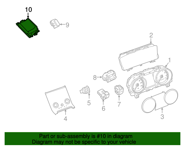 Genuine Head-Up Display for 2021-2023 Land Rover Range Rover Velar ...