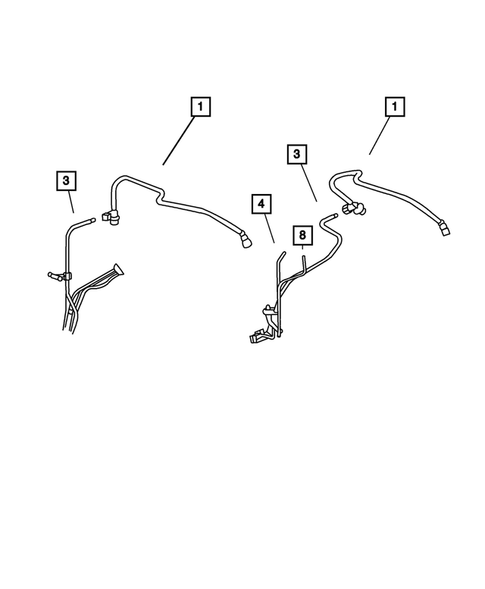 Fuel Lines for 2004 Chrysler PT Cruiser | Mopar eStore