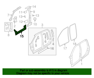 2009-2020 Mopar Body Side Sill 68144996AE | TascaParts.com