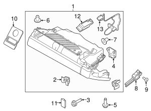 991-552-204-15-OH7 - Glove Box Assembly 2017-2024 Porsche ...