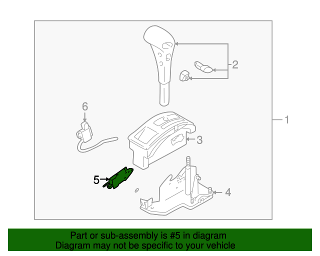 34950-3W41A - Shift Interlock Solenoid 2001-2003 Infiniti QX4 ...