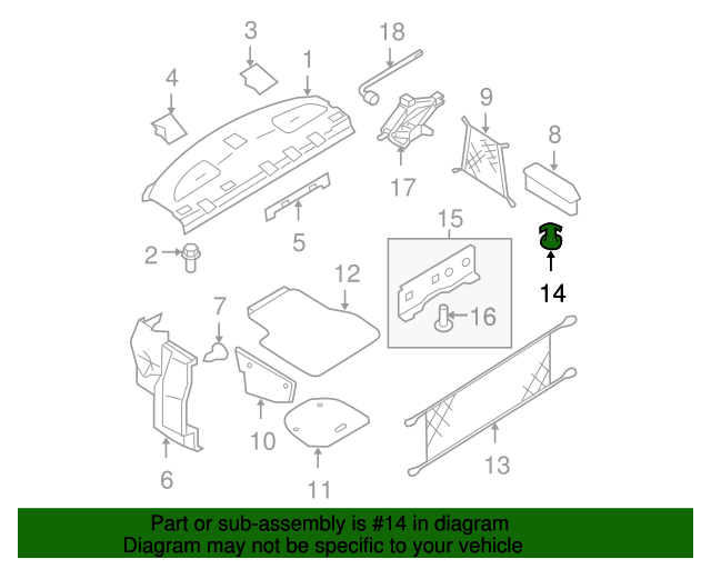 2005-2012 Nissan 2002-2013 Nissan Altima Sentra Maxima Trunk Cargo Net ...