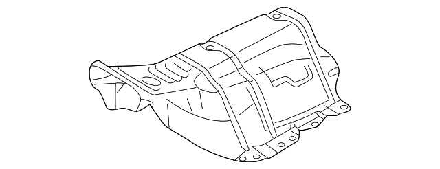 2022-2024 Mitsubishi Outlander Front Shield 5374A432 | Mitsubishi Parts ...