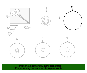 2007-2009 Mazda CX-7 Wheel, Alloy 9965-12-7580 | Mazda-Parts