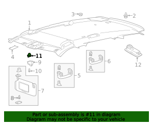 W713958-S424 - Shelf Retainer Clip 2015-2023 Ford | Ford Parts Direct
