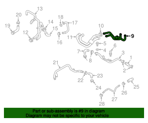 2010-2012 Audi Q7 Water Manifold 7L0-815-802-A | OEM Parts Online