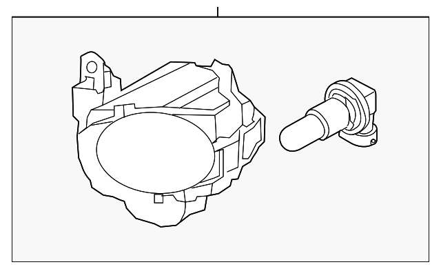 2010-2011 Kia Soul Fog Lamp Assembly 92201-2K000 | Kia Automotive Parts