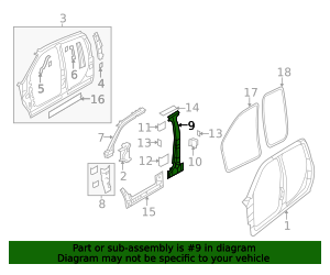 68144990AB - Reinforcement - 2009-2023 Mopar | Mopar Parts Canada