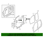 2009-2020 Mopar Striker Plate 68036991AA | TascaParts.com