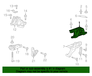 2016-2021 Chevrolet Malibu Motor Mount 84034329 | TascaParts.com