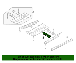 2020 Nissan Sentra Front Cross-Member G4331-6LBMA | My Nissan Part.com