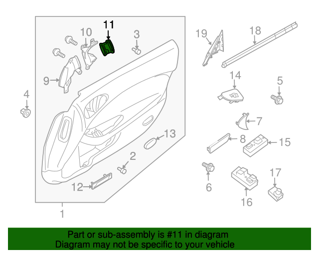 2009-2020 Nissan 370Z Air Deflector 68750-1EL2A | Nissan Parts Central