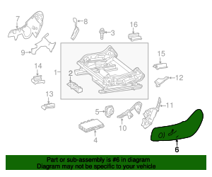 2014-2017 Mercedes-Benz Seat Trim Panel 207-918-10-30-8R73 ...