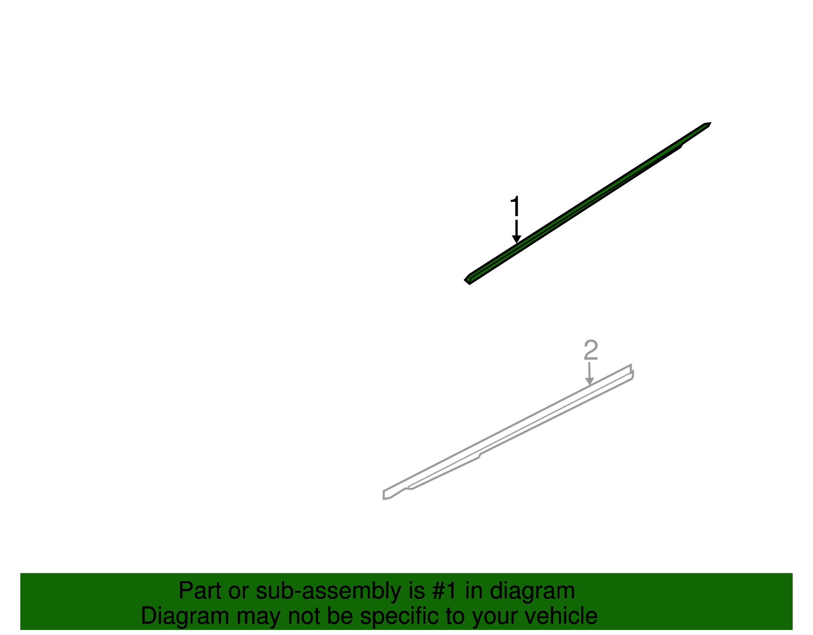 80821-EA000 - 2005-2021 Nissan - Belt Molding | Anicra Nissan Parts