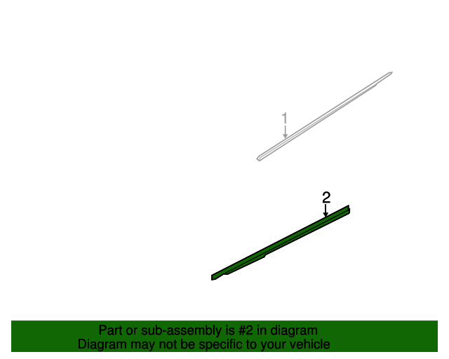 2007-2019 Nissan Body Side Molding 80871-ZP59E | Parts for Nissans