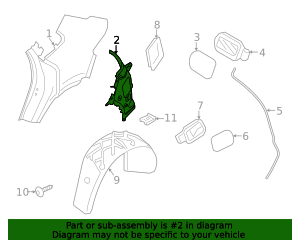 2019-2023 Porsche Cayenne Lower Panel PAB-809-491-GRV | OEM Parts Online
