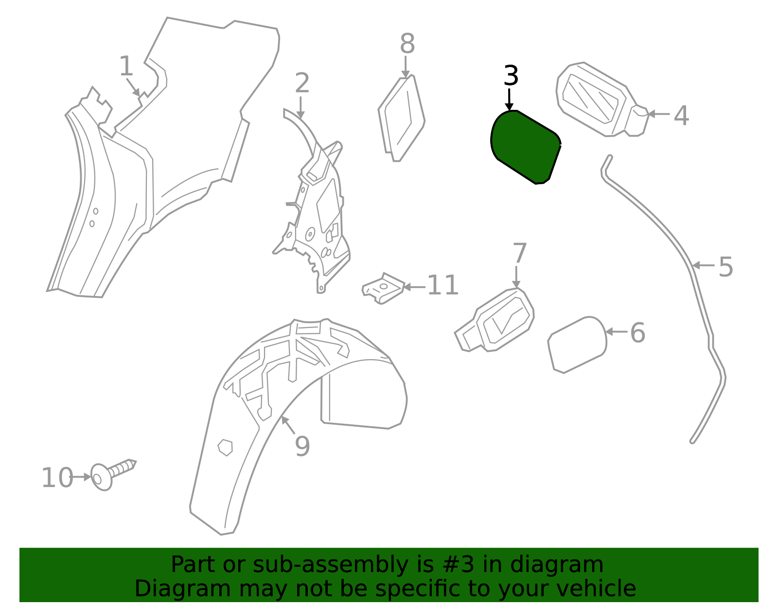 2019-2024 Porsche Cayenne 2019-2024 Porsche Cayenne - Fuel Door 9Y0-809 ...