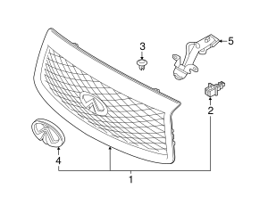 62310-6GW0A - Grille Assembly 2018-2020 Infiniti QX80 | Infiniti ...