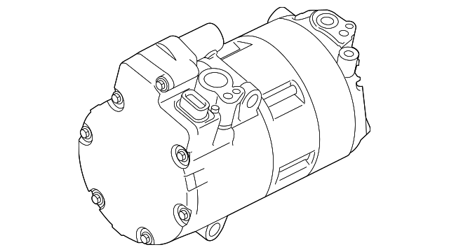 64529496145 - 2020-2022 BMW 745e xDrive Compressor (64-52-9-496-145 ...