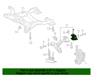 246-333-01-00 - Suspension Control Arm Bushing 2014-2019 Mercedes-Benz ...