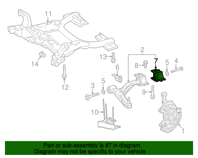 246-333-02-00 - Bushing 2014-2019 Mercedes-Benz | Mercedes-Benz USA Parts