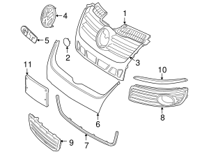 2005-2010 Volkswagen Jetta Molding Kit 1KM-898-653 | OEM Parts Online