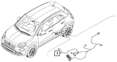 Wiring-Body and Accessories for 2016 Fiat 500X | Mopar Parts