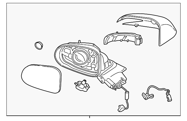 2021-2023 Hyundai Santa Fe Mirror Assembly 87620-S2390 | OEM Parts Online