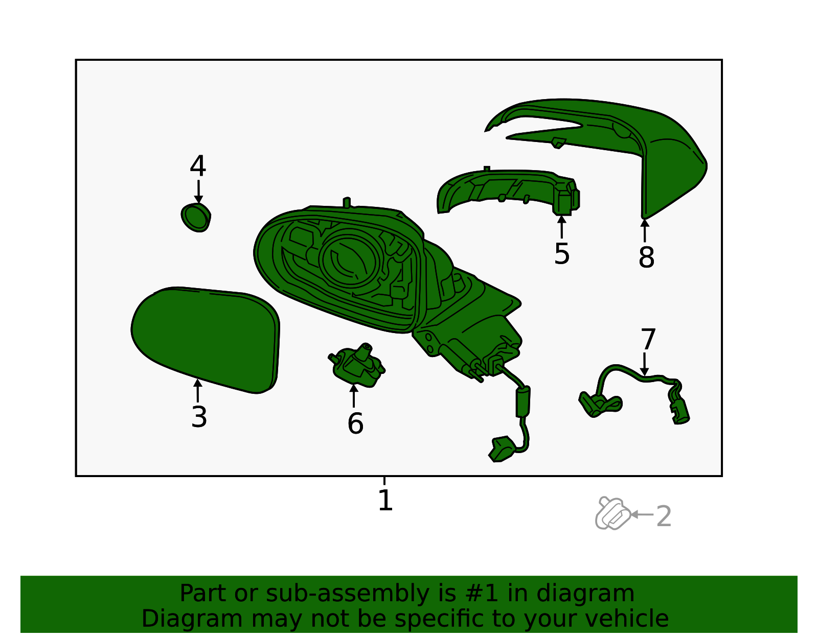 2021-2023 Hyundai Santa Fe Mirror Assembly 87620-S2340 | OEM Parts Online