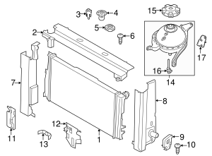 17117618772 - 2012-2016 BMW Side Bracket (17-11-7-618-772) | BMW of ...