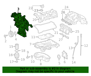 11310-0P050 - Engine Timing Cover - 2017-2023 Toyota | OEM Genuine ...