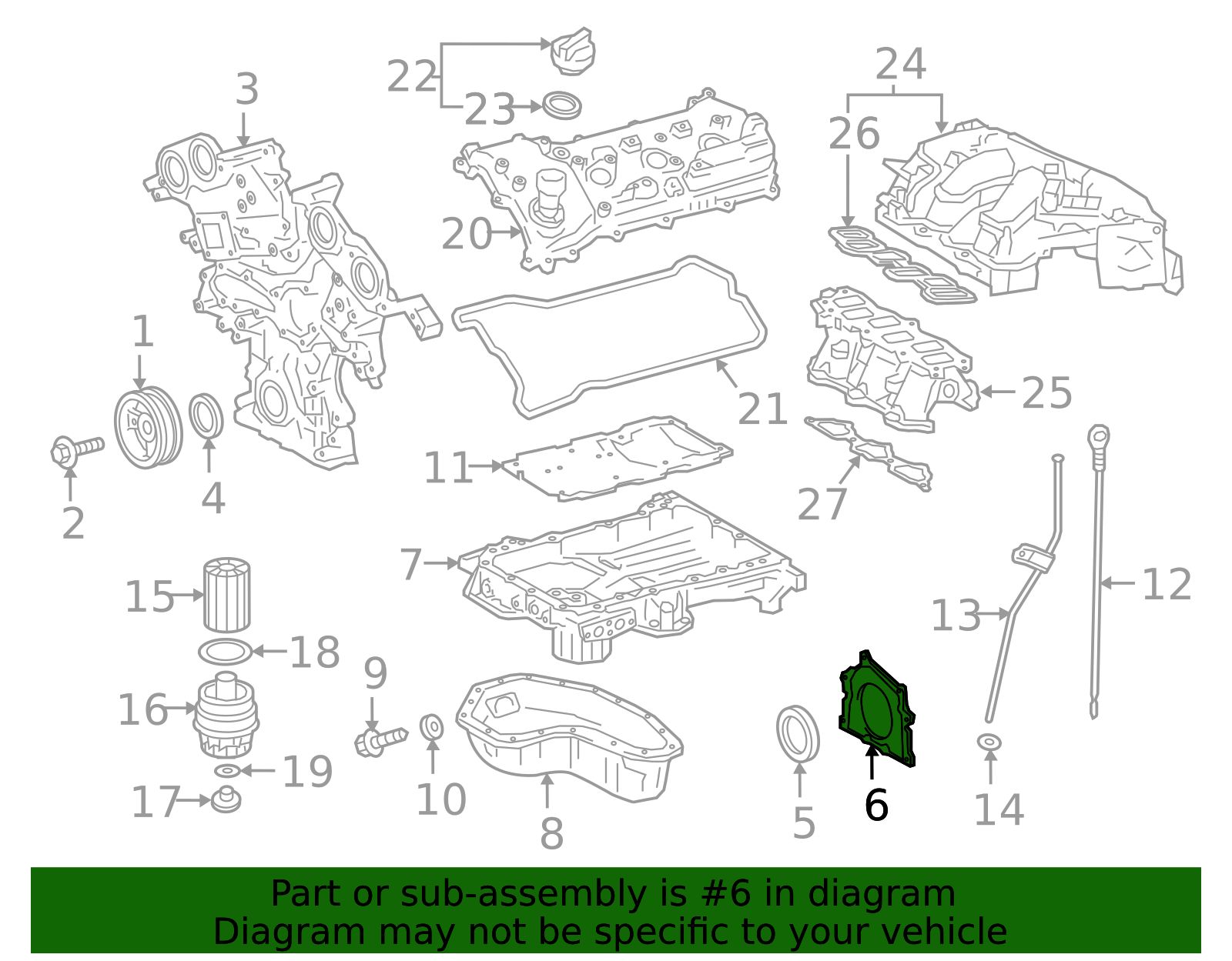 2016-2024 Toyota Rear Main Seal Retainer 11381-0P020 | Toyota San Diego ...