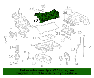 11202-0P012 - Engine Valve Cover 2017-2022 Toyota | AutoNation Parts