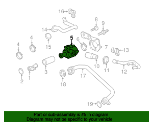 2011-2023 Porsche Water Pump 9A7-121-601-B | OEM Parts Online