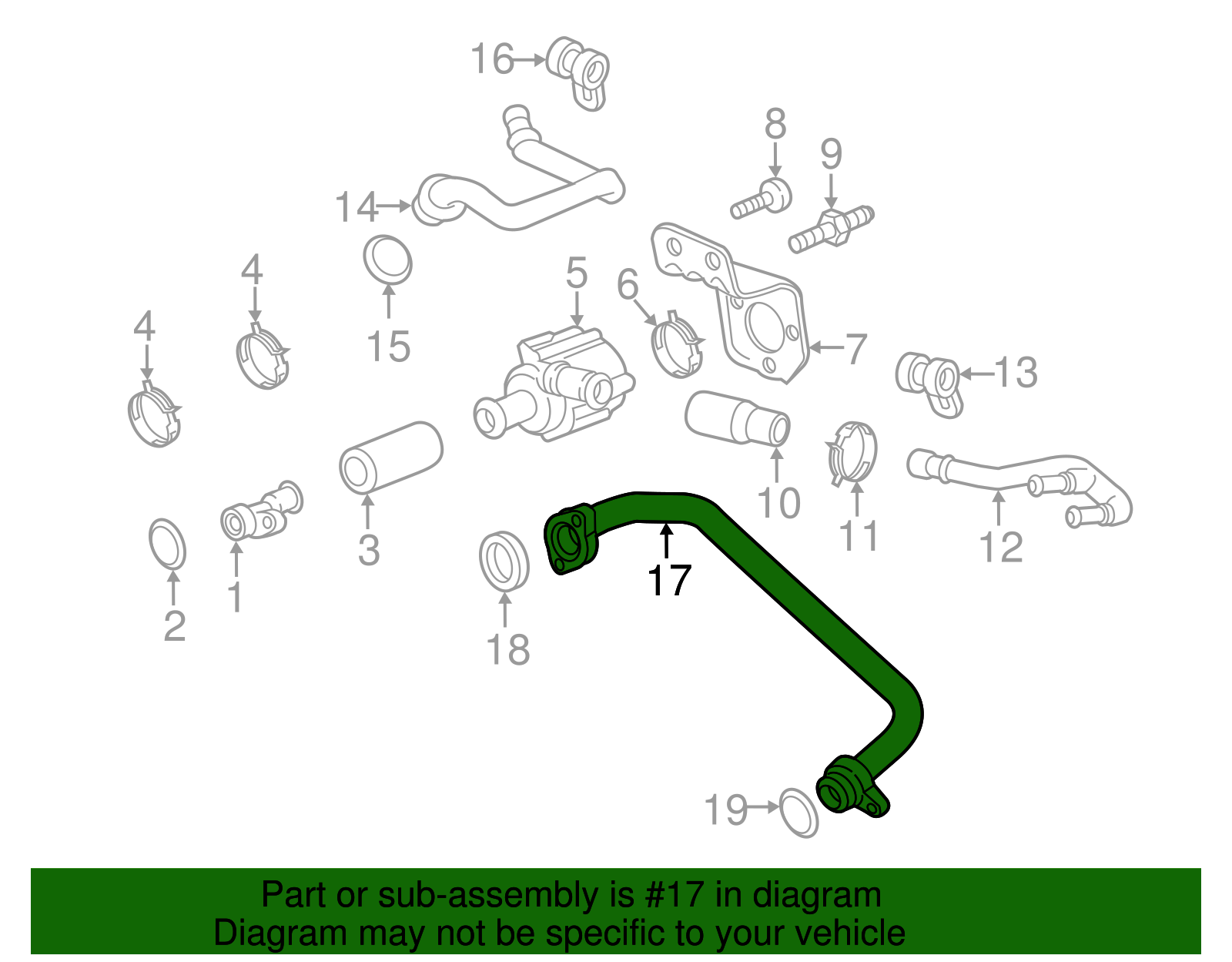 2017-2024 Porsche Panamera Tube PAC-121-071 | Sunset Porsche Parts