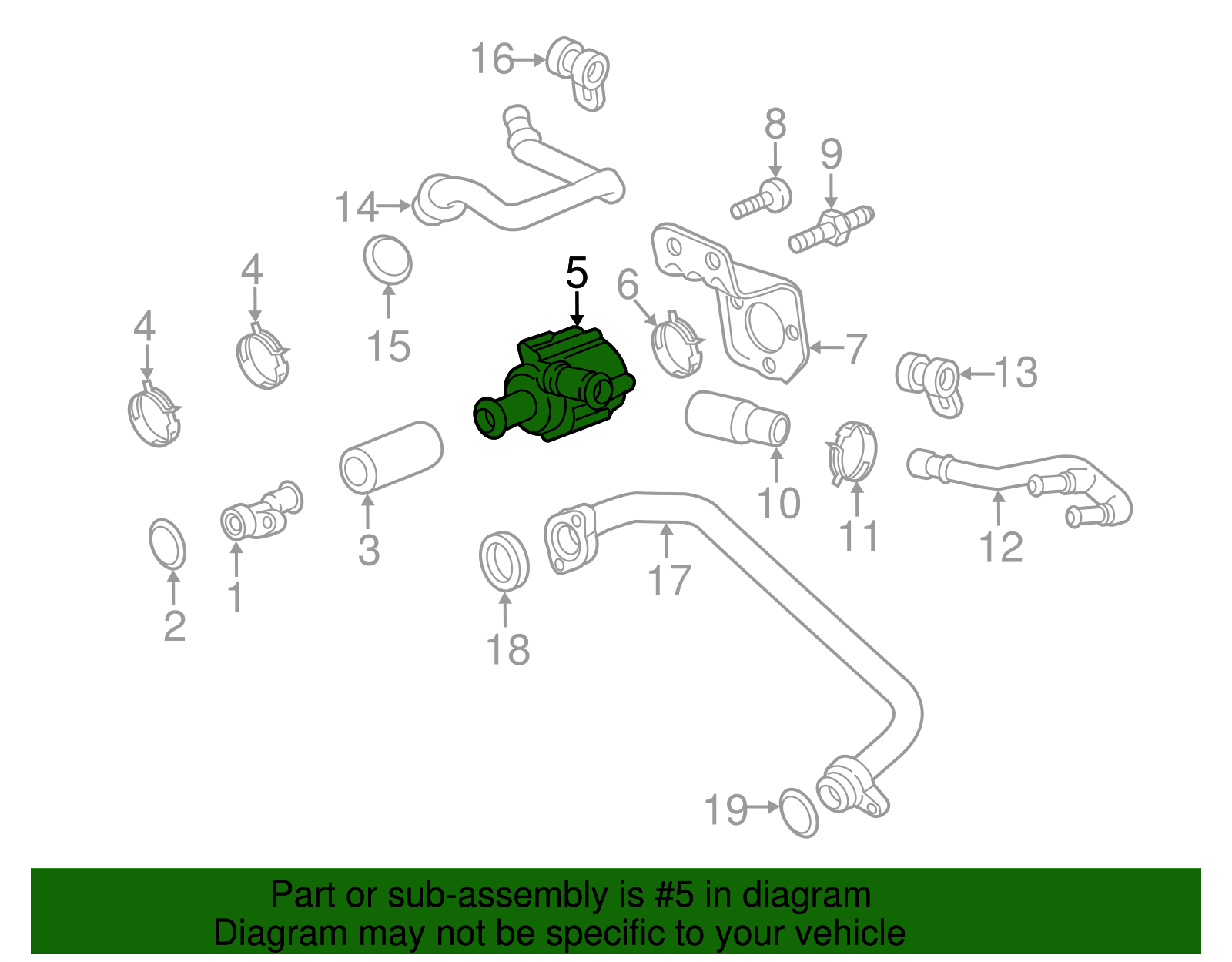 2017-2025 Porsche Auxiliary Pump 9A7-121-601 | Sunset Porsche Parts