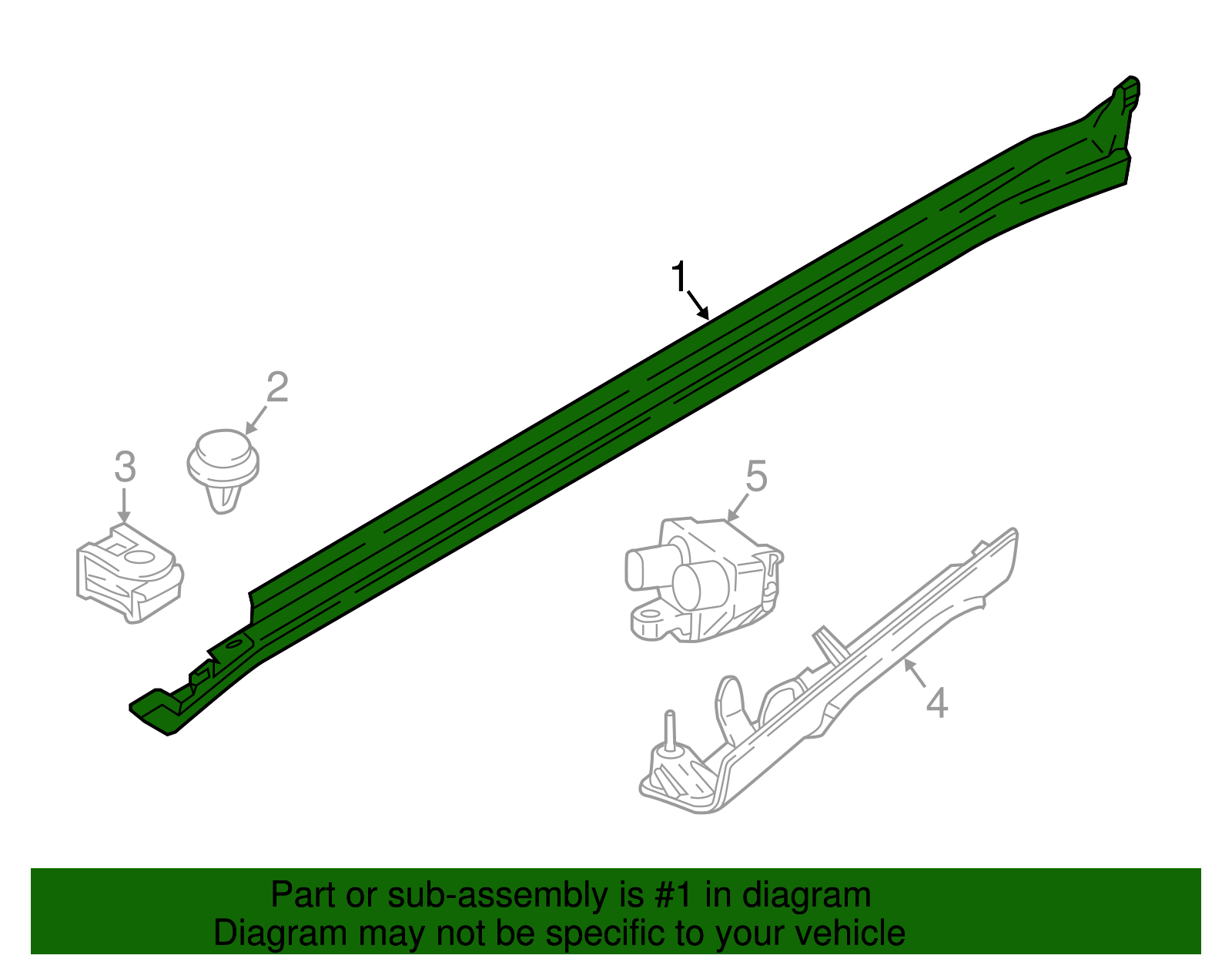 51-77-7-400-676 - Rocker Molding - 2018-2024 BMW | BMW Parts Exchange