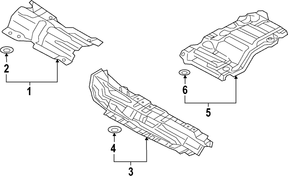 2022-2024 Audi Front Duct Retainer N-907-965-02 | Audi USA Parts