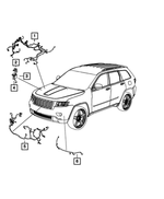 2011-2013 Jeep Grand Cherokee Front Fascia Wiring 68078277AC | Mopar eStore