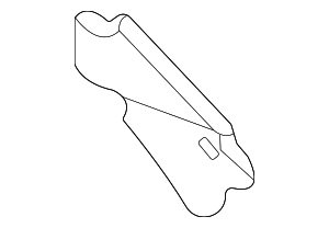 Genuine BMW 51-43-5-A1C-462 | Quarter Trim Panel Insulator | FREE ...