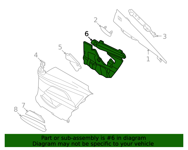 Genuine BMW 51-43-5-A11-B04 | Sound Absorber | FREE Shipping on Most ...
